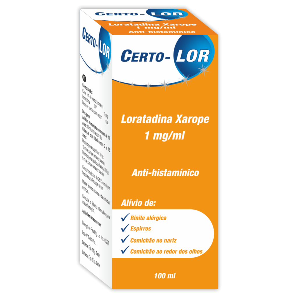 CERTO-LOR 1MG/ML SYRUP